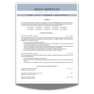 Samples - resumerick